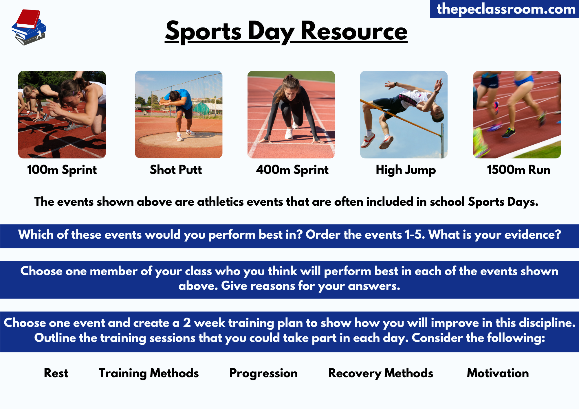 Sports Day – The PE Classroom